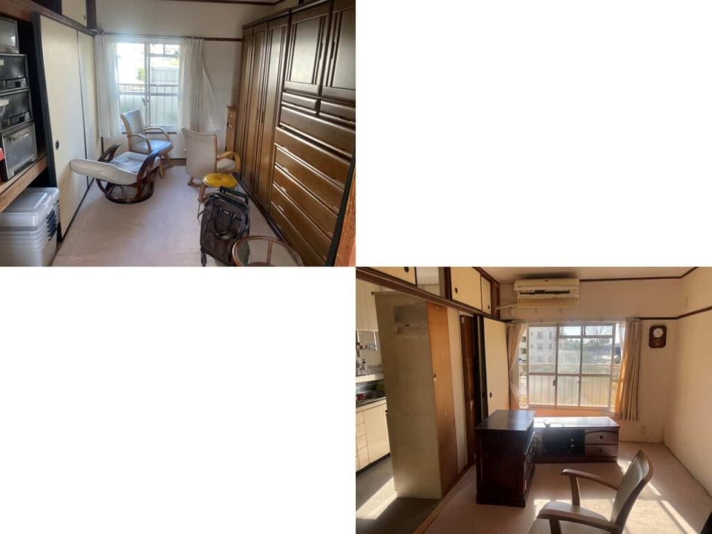 名古屋市西区 M様】実家2Kまるごと片付け｜施設への引越し後 | 名古屋を中心とした不用品回収なら【ecoos（エコーズ）】